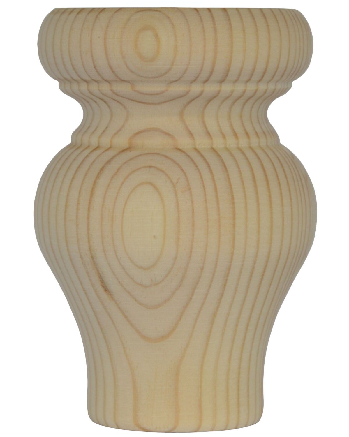 Worldsource Quality turned and Sanded Pine Moulded Bun Foot / Feet