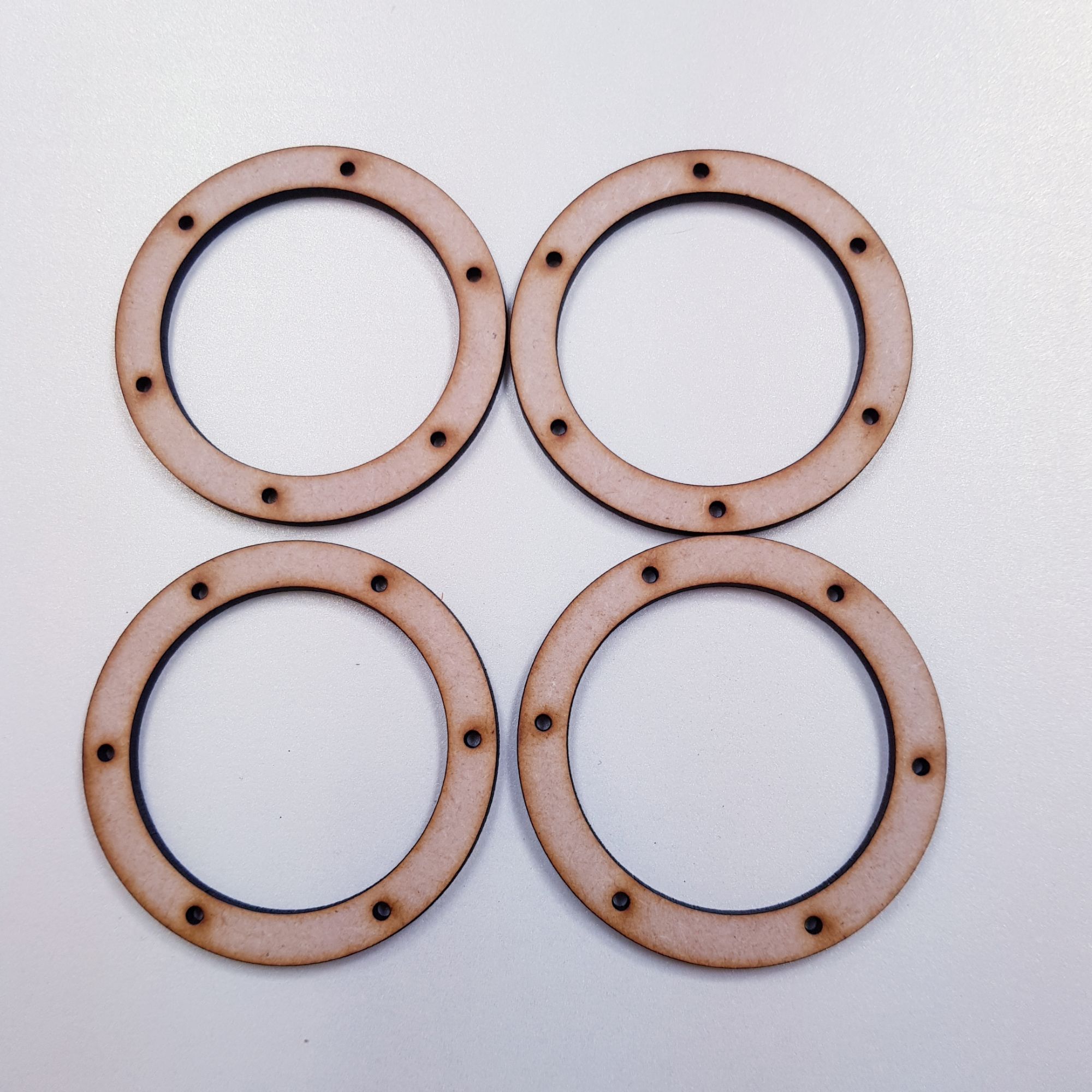 Perspex chandelier ring