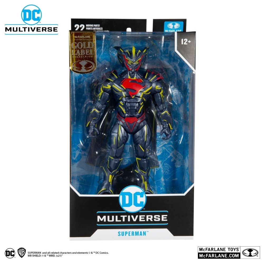 McFarlane Toys 7" DC Multiverse SUPERMAN ENERGIZED UNCHAINED ARMOR ...