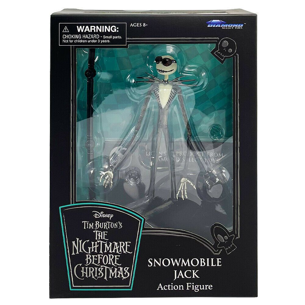 DISNEY Nightmare Before Christmas SNOWMOBILE JACK Figure Diamond Select