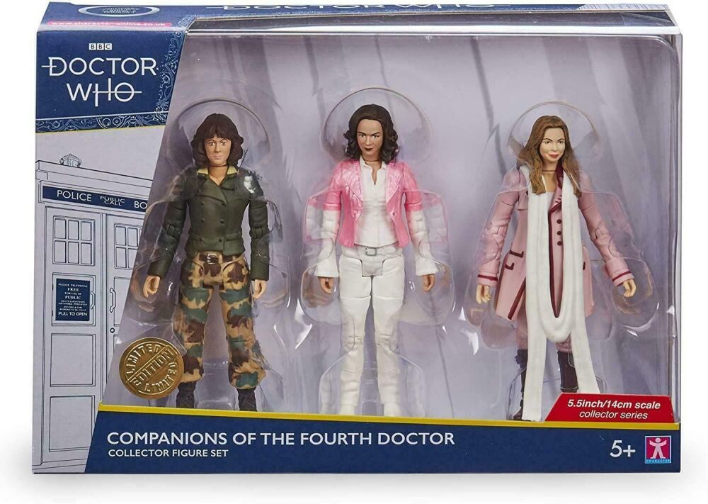 Doctor Who Companions Of The Fourth Doctor Action Figure Collector Set