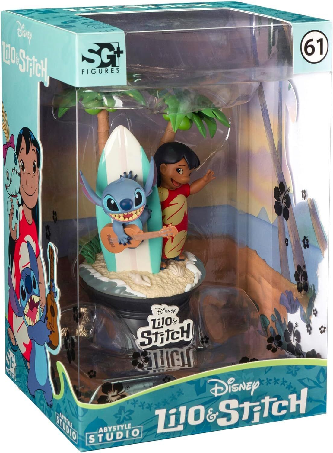 DISNEY - Figurine - Lilo & Stitch Surfboard