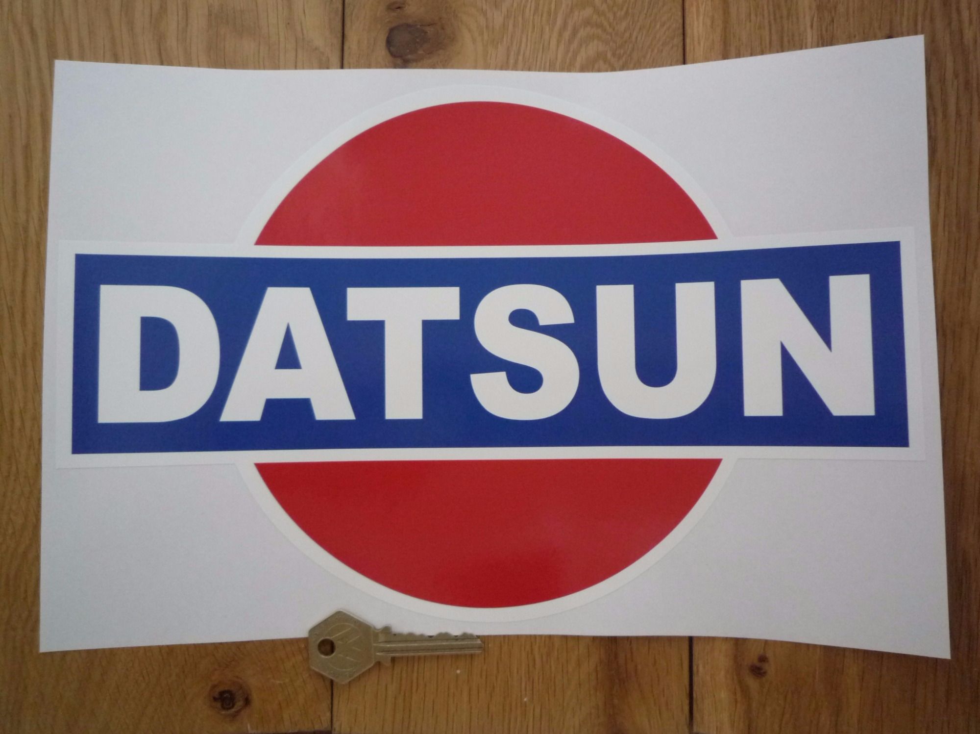 Datsun Circular Self Adhesive Car Badge 14mm