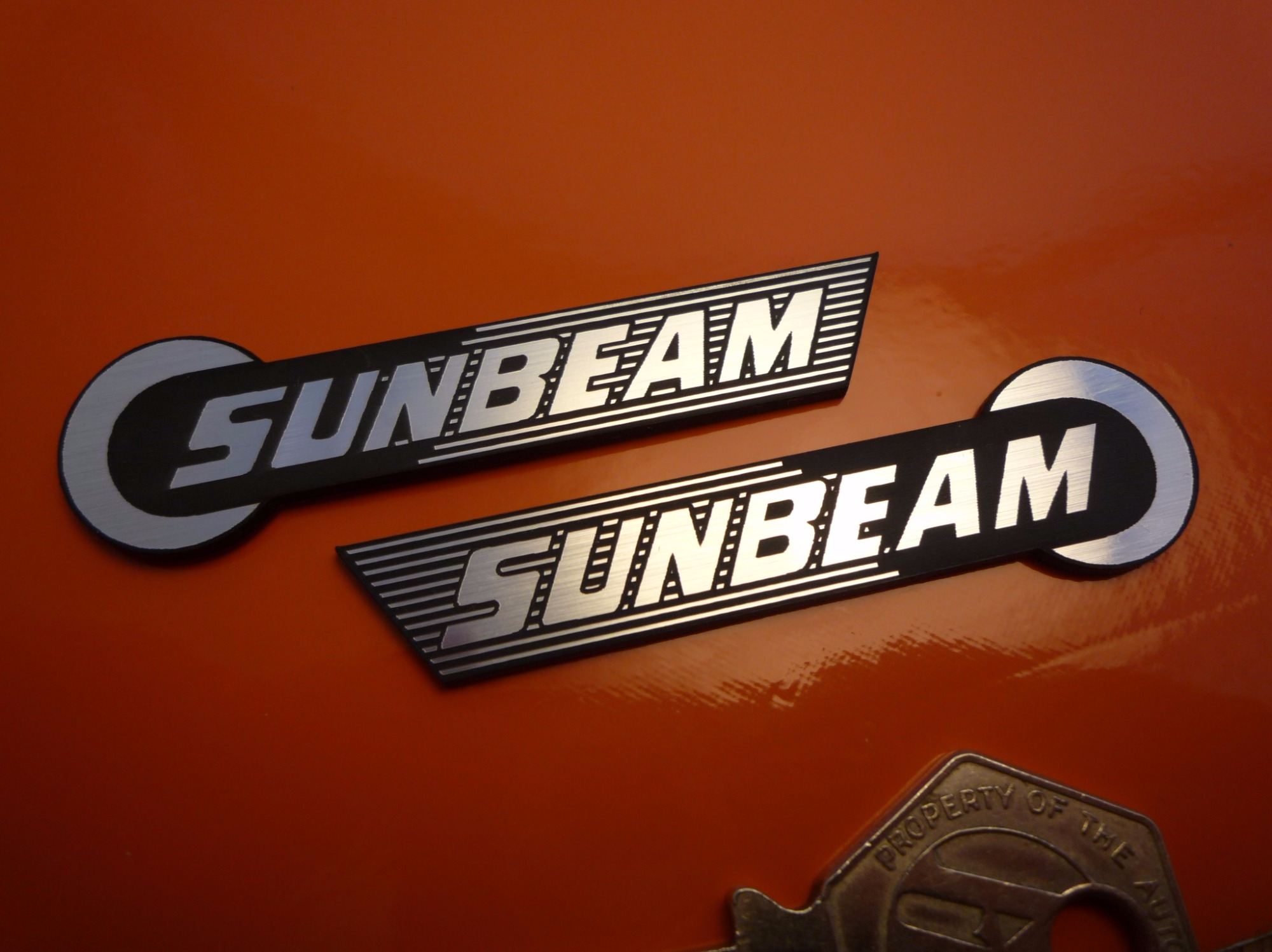 Sunbeam Circular Sun Style Sticker. Various Colours. 2.5".