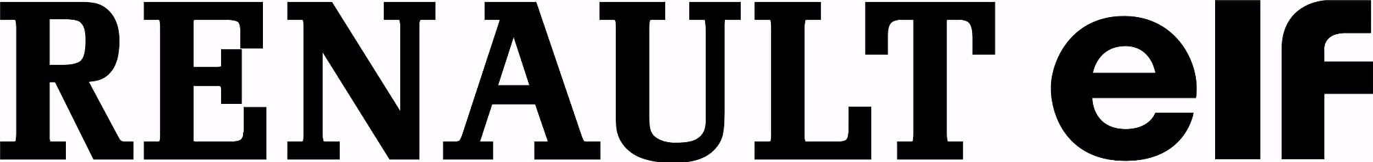 Elf Classic Text & Logo Cut Out Sticker - 9.25"