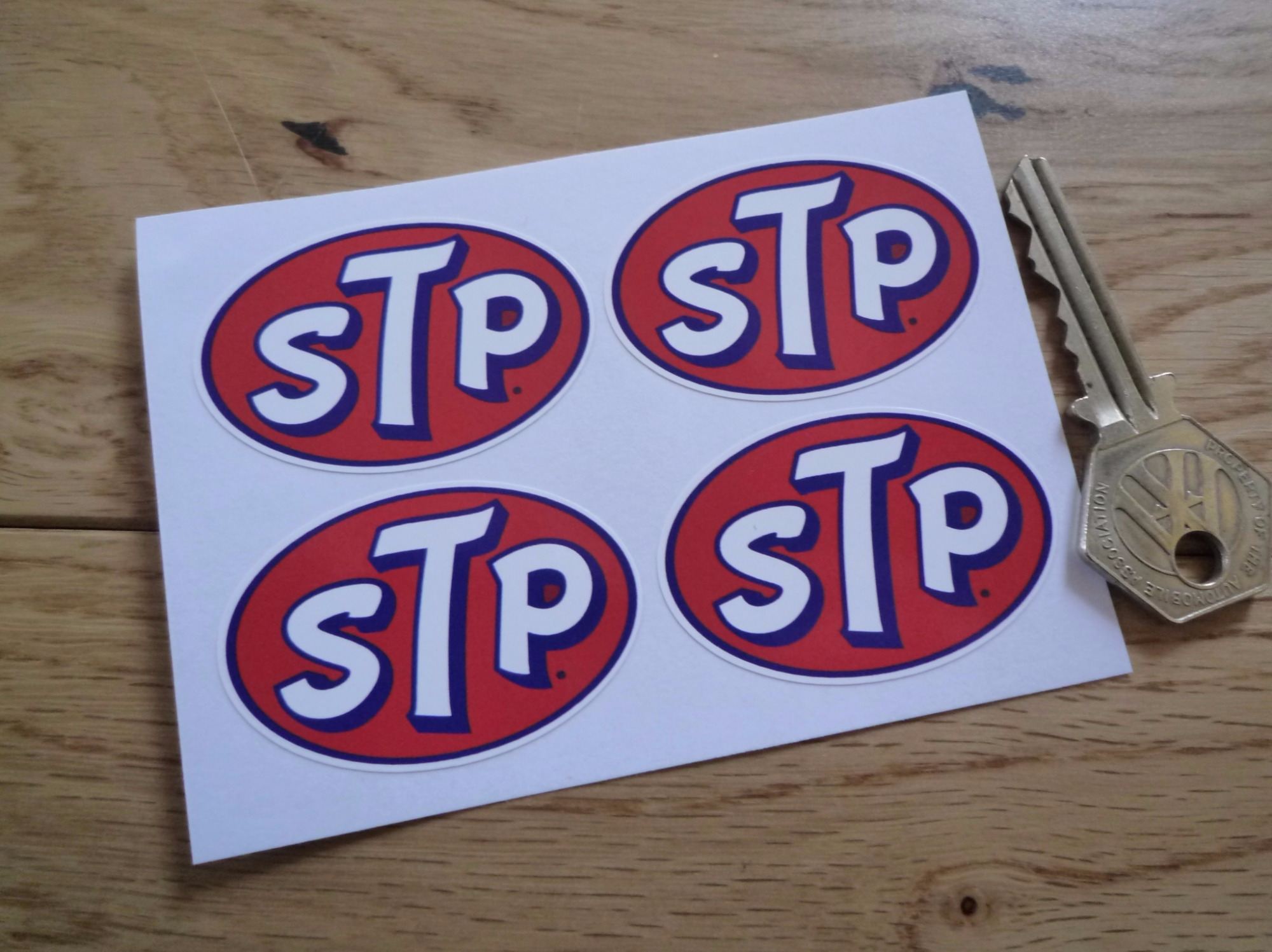 STP Old Style Hot Rod Body or Window Sticker. 4".