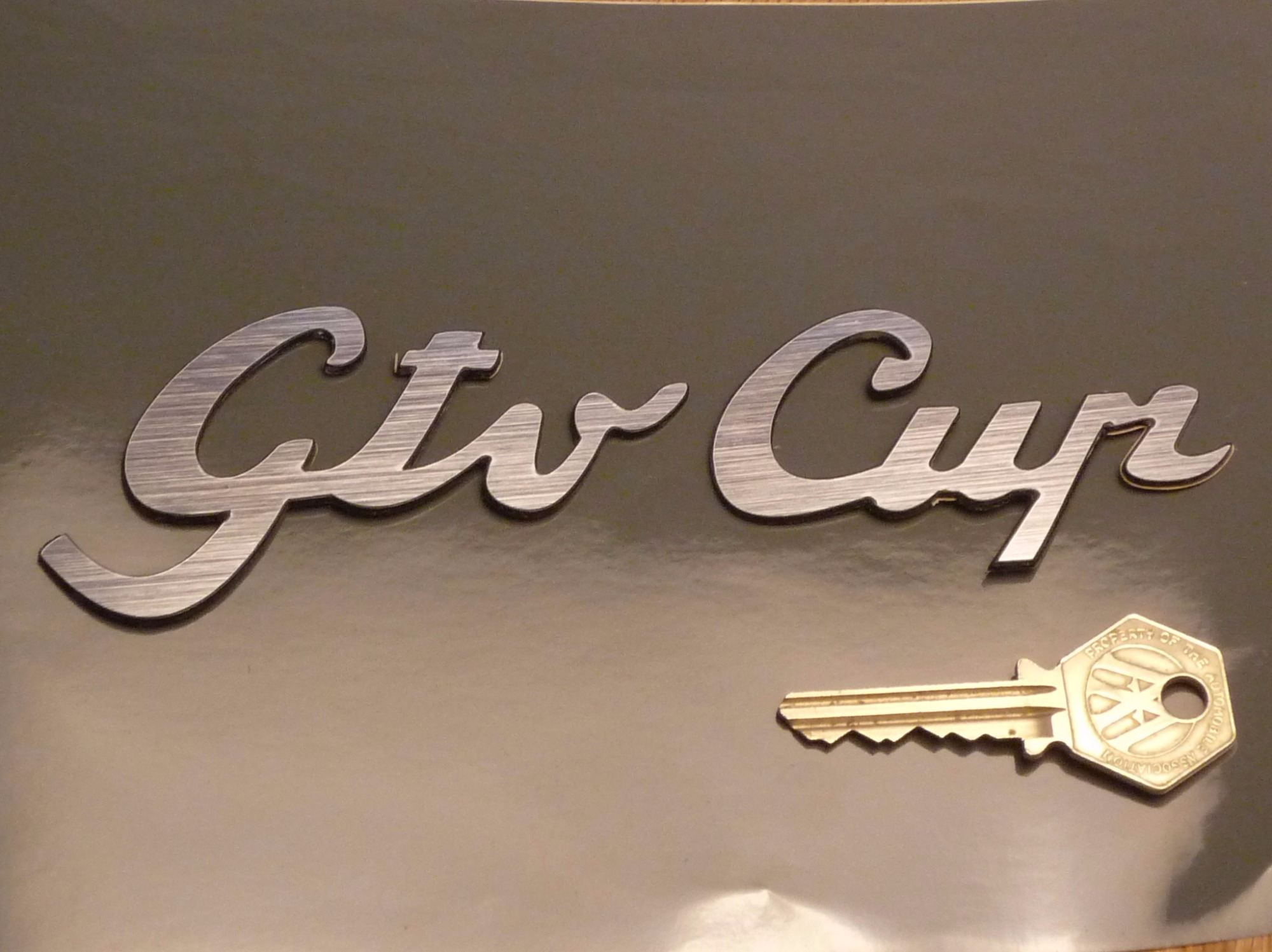 Pininfarina Script Style Self Adhesive Car Badge 8"