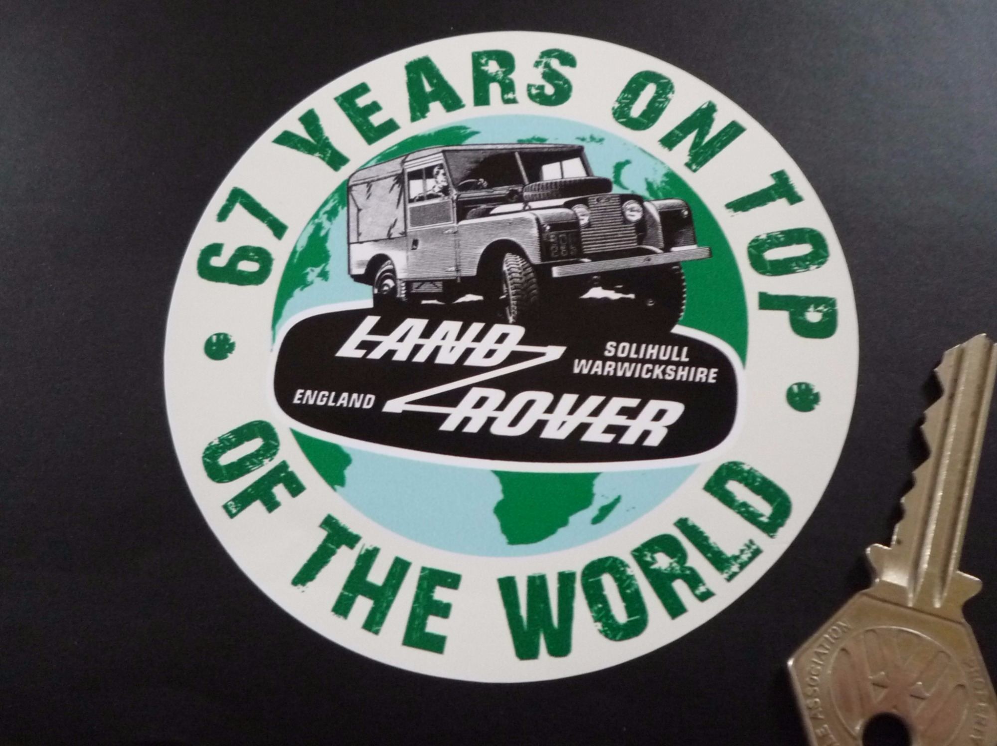 One Life - Don't Waste It Fixing Land Rovers Sticker. 90mm.