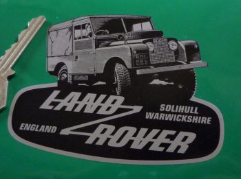 Land Rover Green Oval Wheel Centre Stickers - Set of 4 - 50mm or 60mm