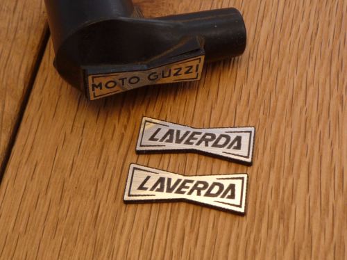 Laverda No. 1 Stickers. 4" Pair.