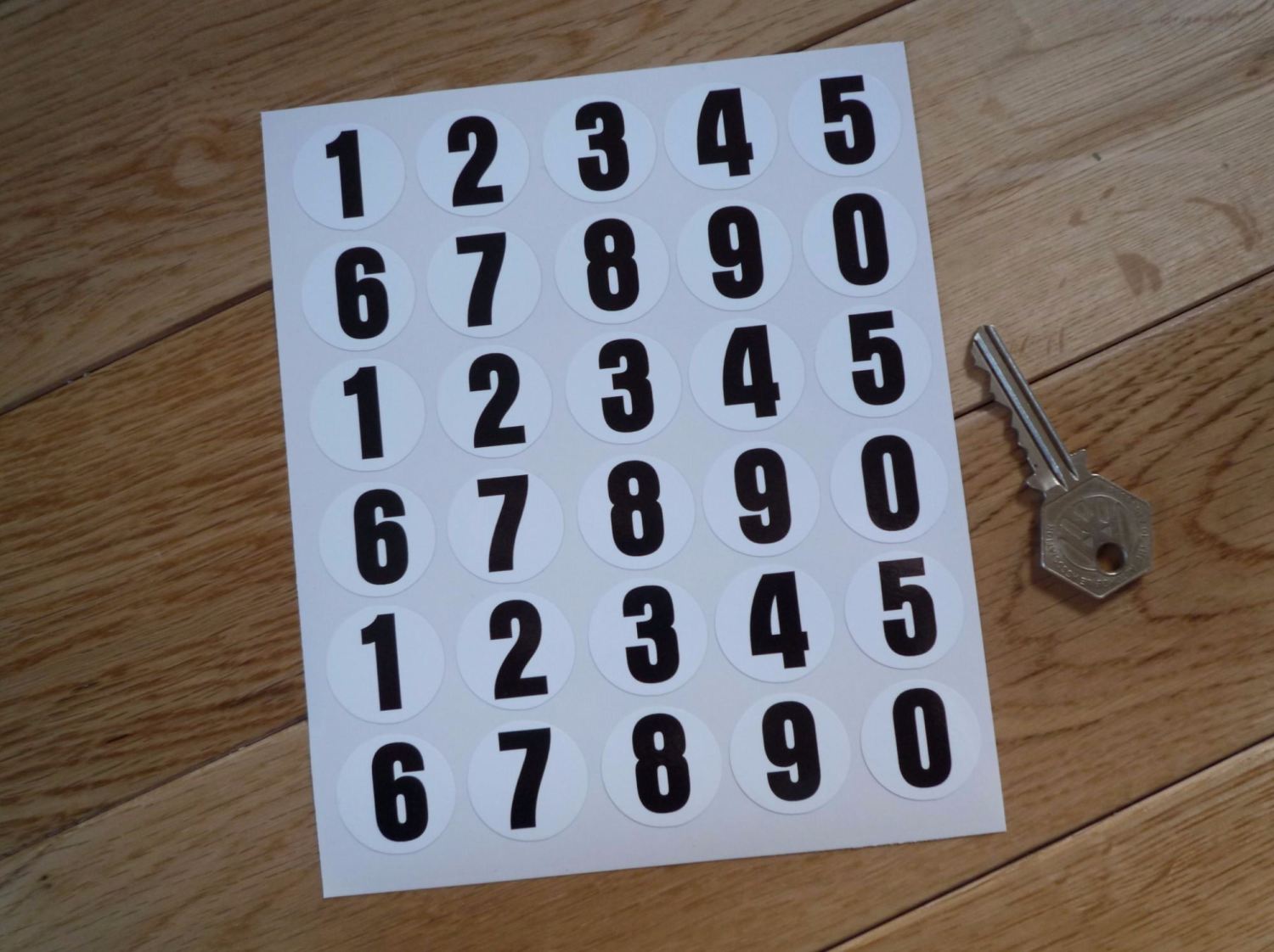 Self Adhesive Number & Letter Stickers