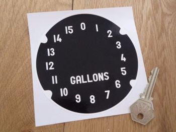 Bowser Petrol Pump Sticker. 4" or 8".