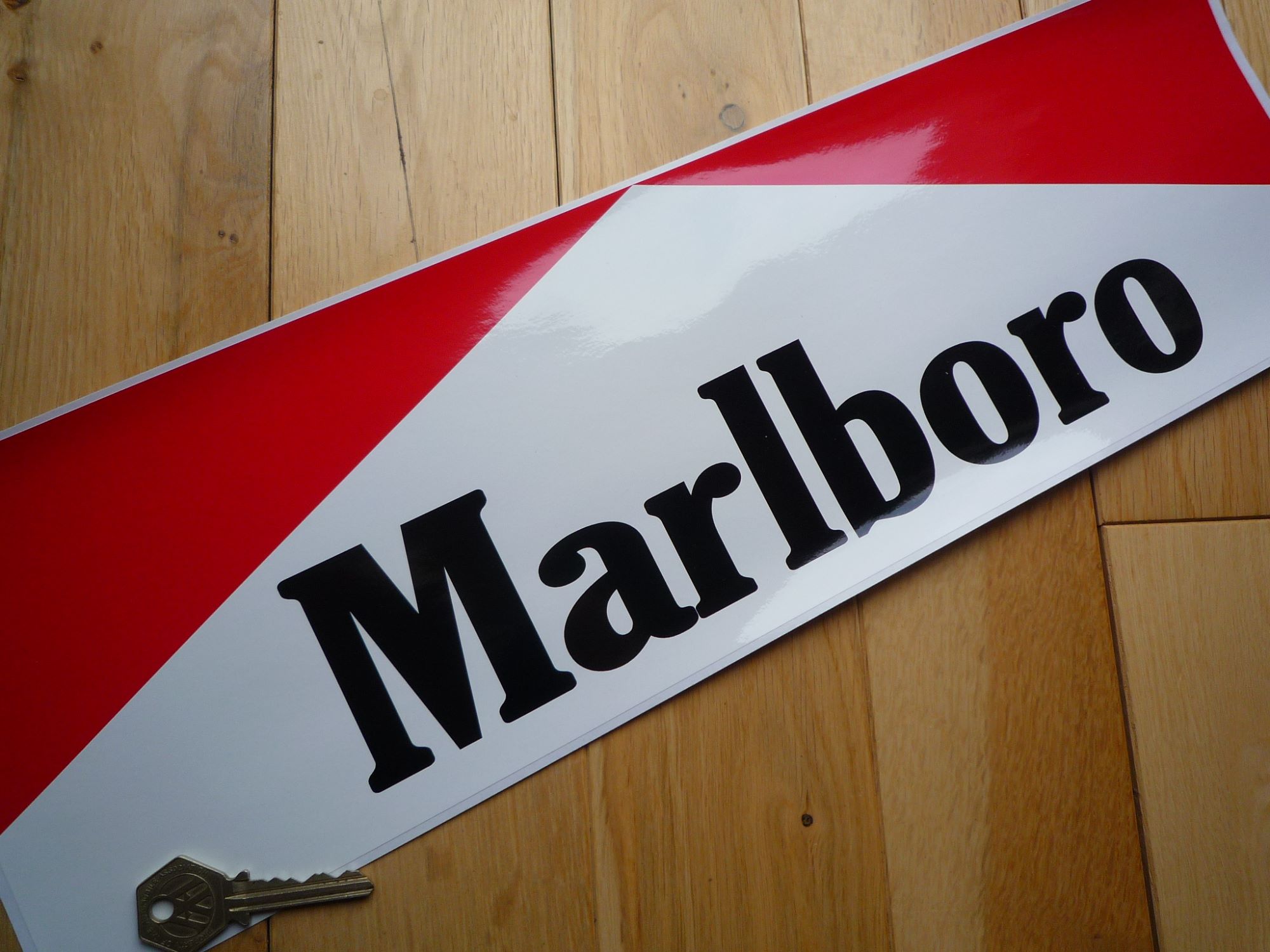 Marlboro Cut Text Style C Sticker. 18".