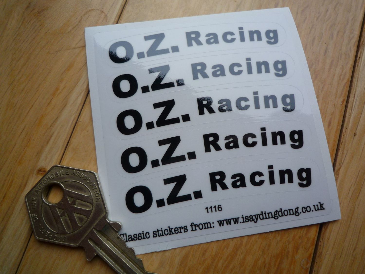 OZ Racing - I Say Ding Dong Shop - Buy Stickers, Decals & Unique ...