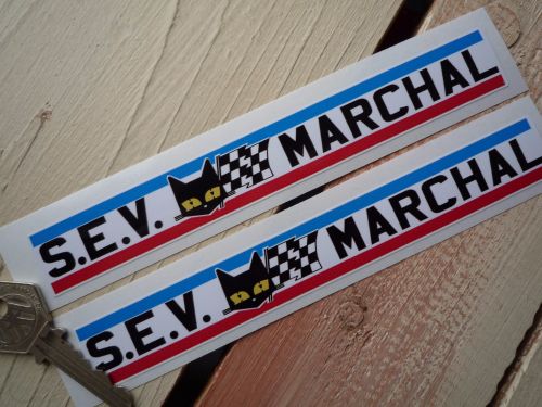SEV Marchal Classic Window Sticker. 4".