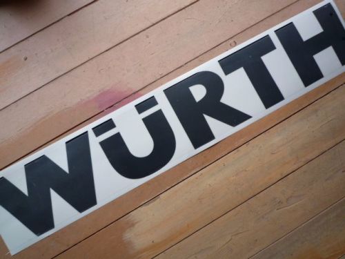 Wurth - I Say Ding Dong Shop - Buy Stickers, Decals & Unique Automobilia.