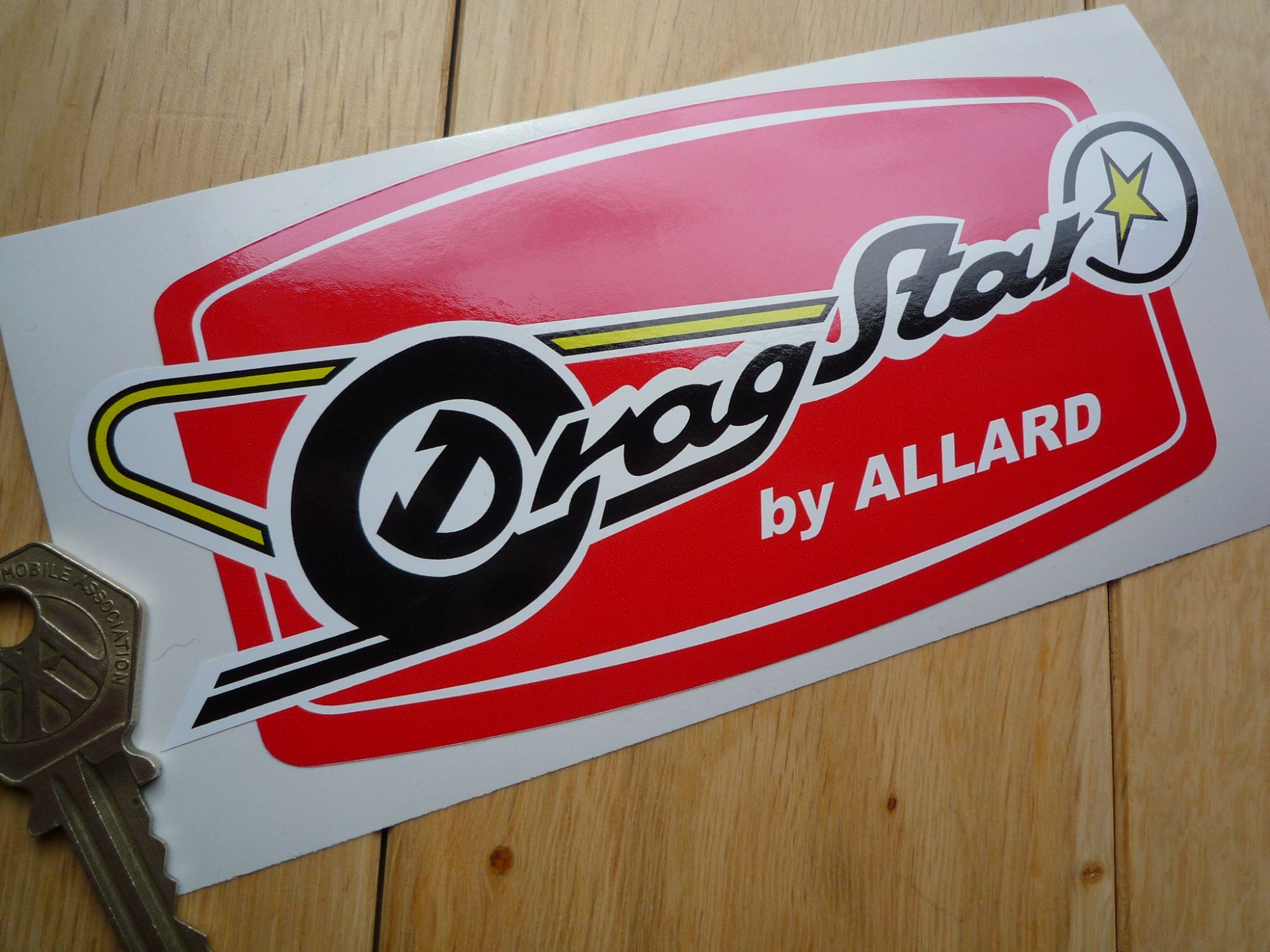 Lincolnshire Flag & Sash Sticker - 2"