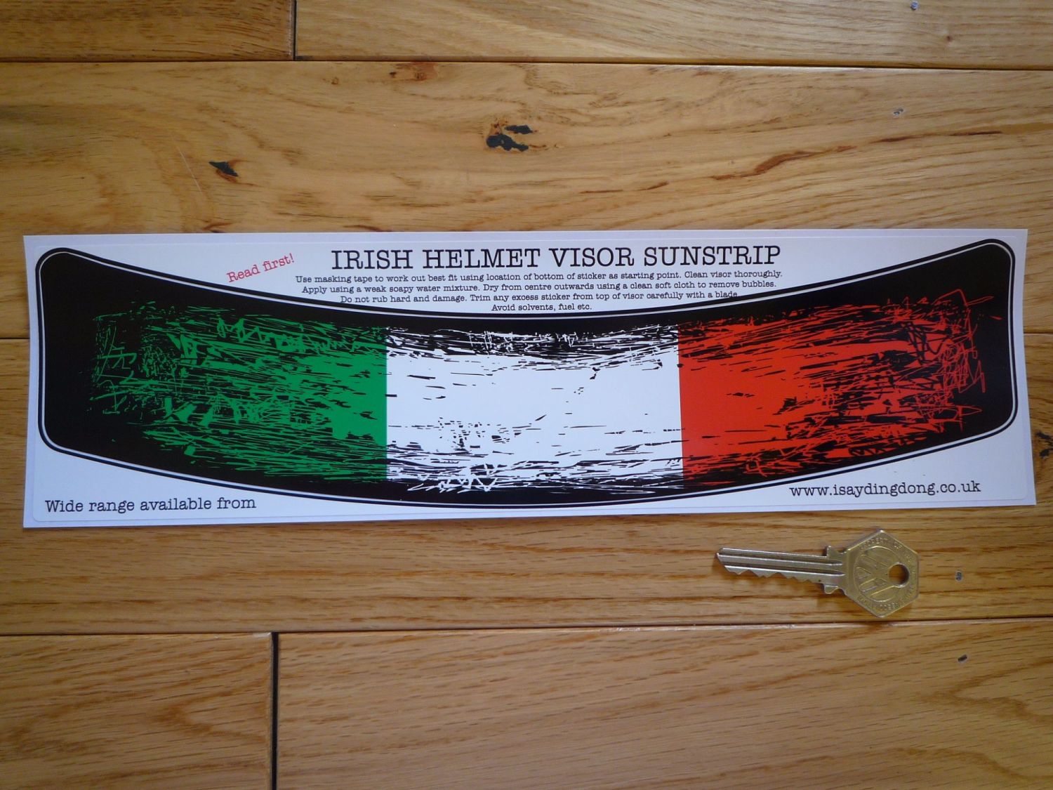 Ireland Irish Flag Small Coloured Stickers. Set of 6. 25mm.