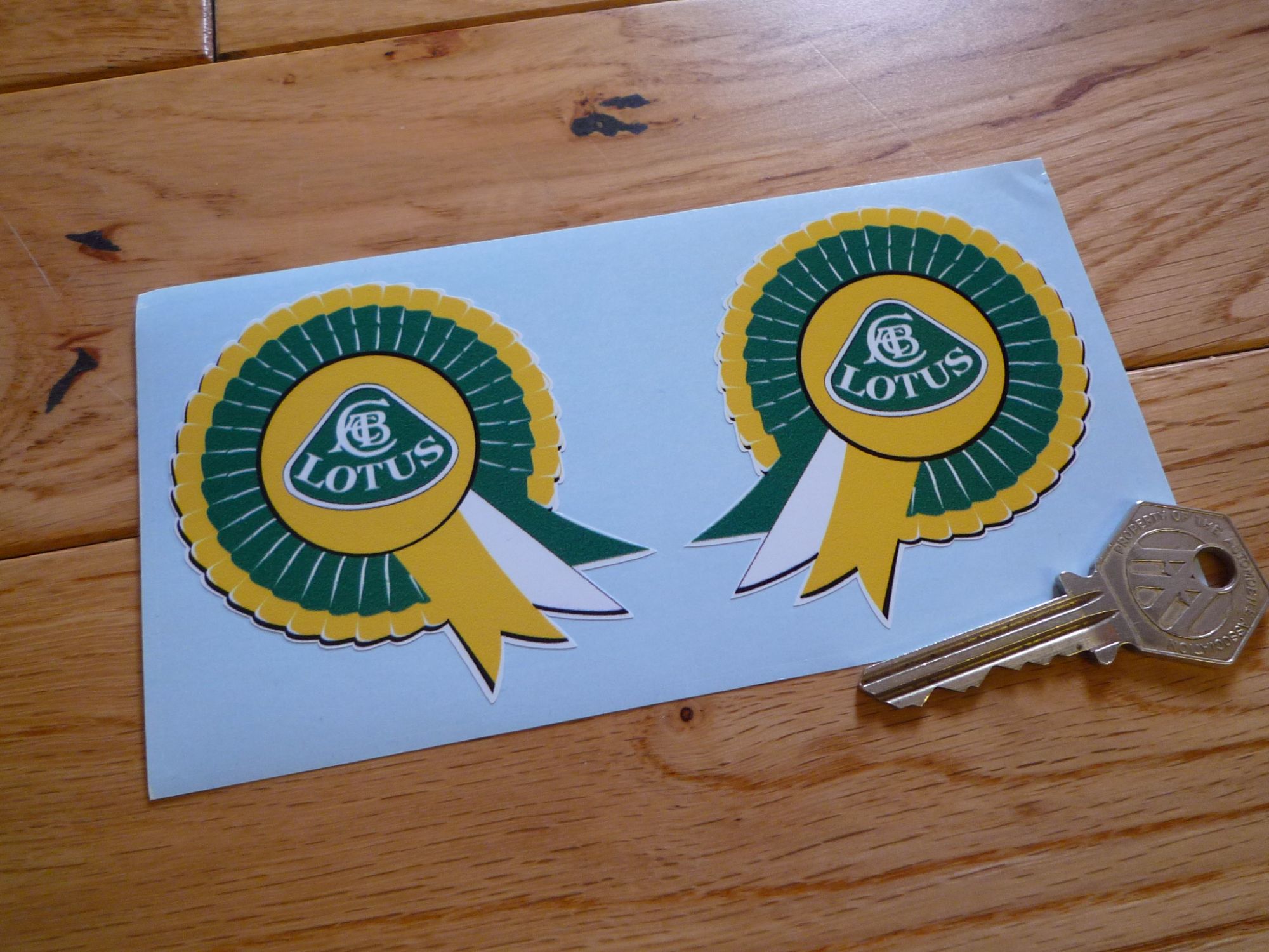 Lancashire Red Rose Shaped Stickers. 1" Pair.