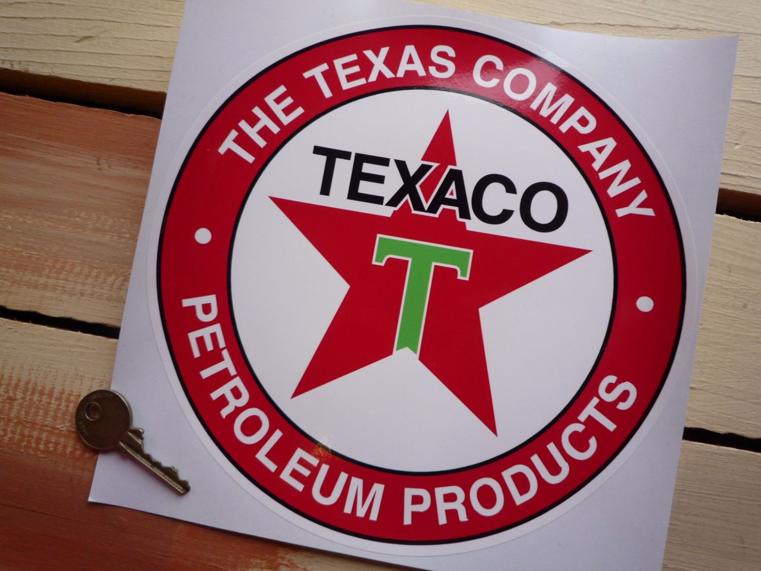 Beckmeter Petrol Pump Self Adhesive Badge - 4"