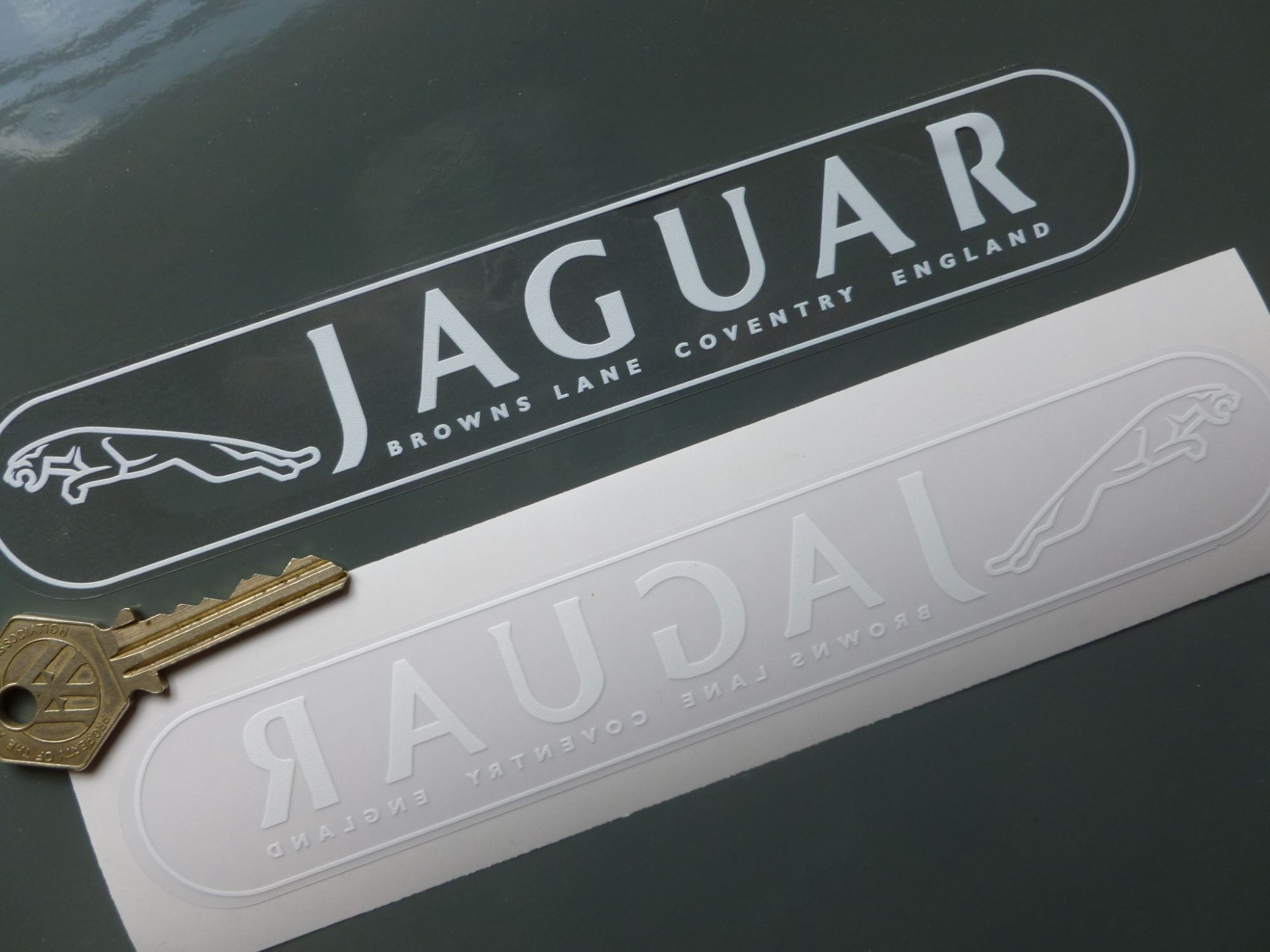 Grace, Space & Pace Jaguar Window Sticker. 11.5".