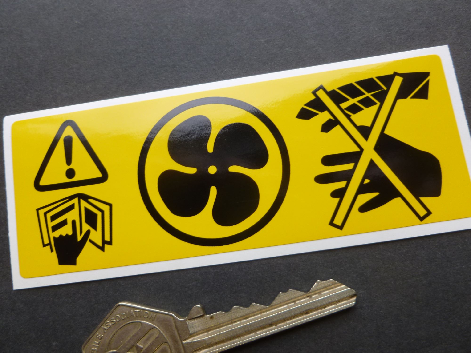 Lucas 5 AM Airflow Meter 70388B Jaguar XJS etc Sticker 3"