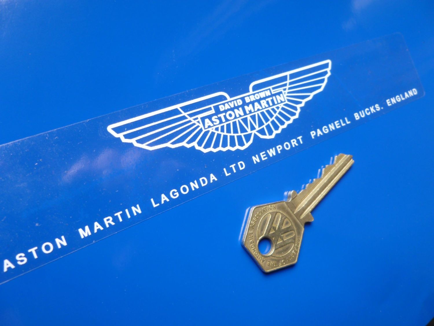 Aston Martin. Wing Logo Black to Edge Wheel Centre Stickers. Set of 4 ...