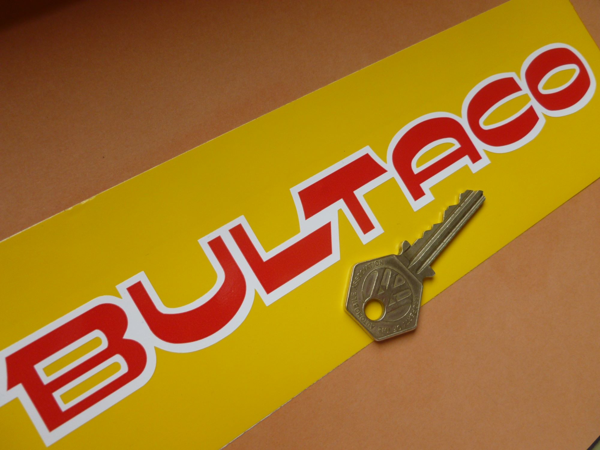 Bultaco Frontera Sidepanel Sticker. 110mm.