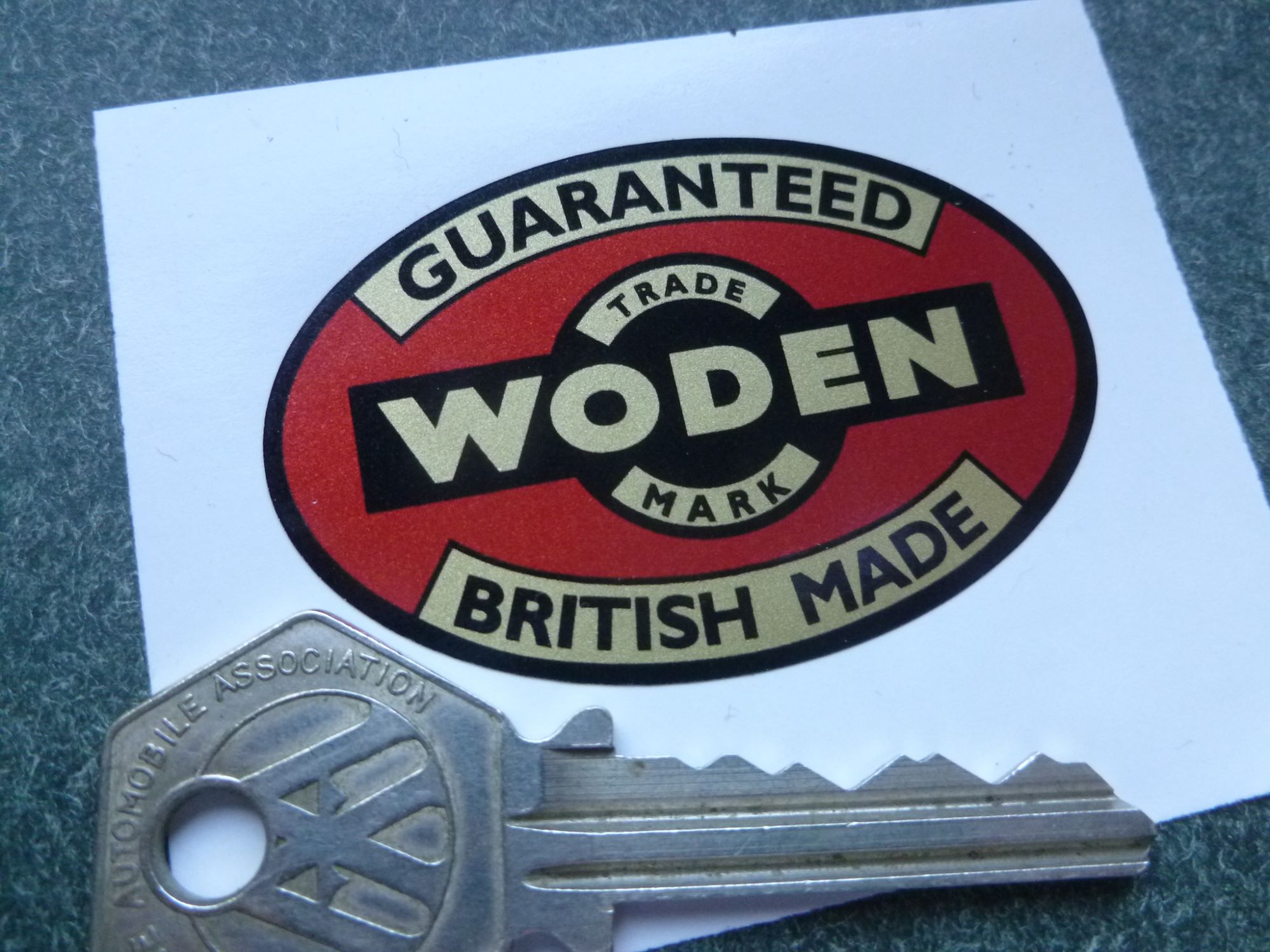 Record Vices Genuine Trademark Made in England Sticker - 30mm or 55mm
