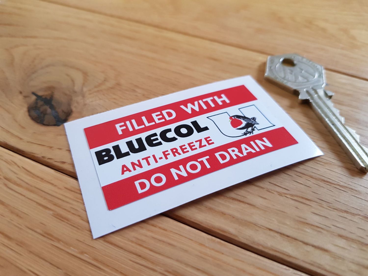 Desmo Petrol Can Warning Label 4"