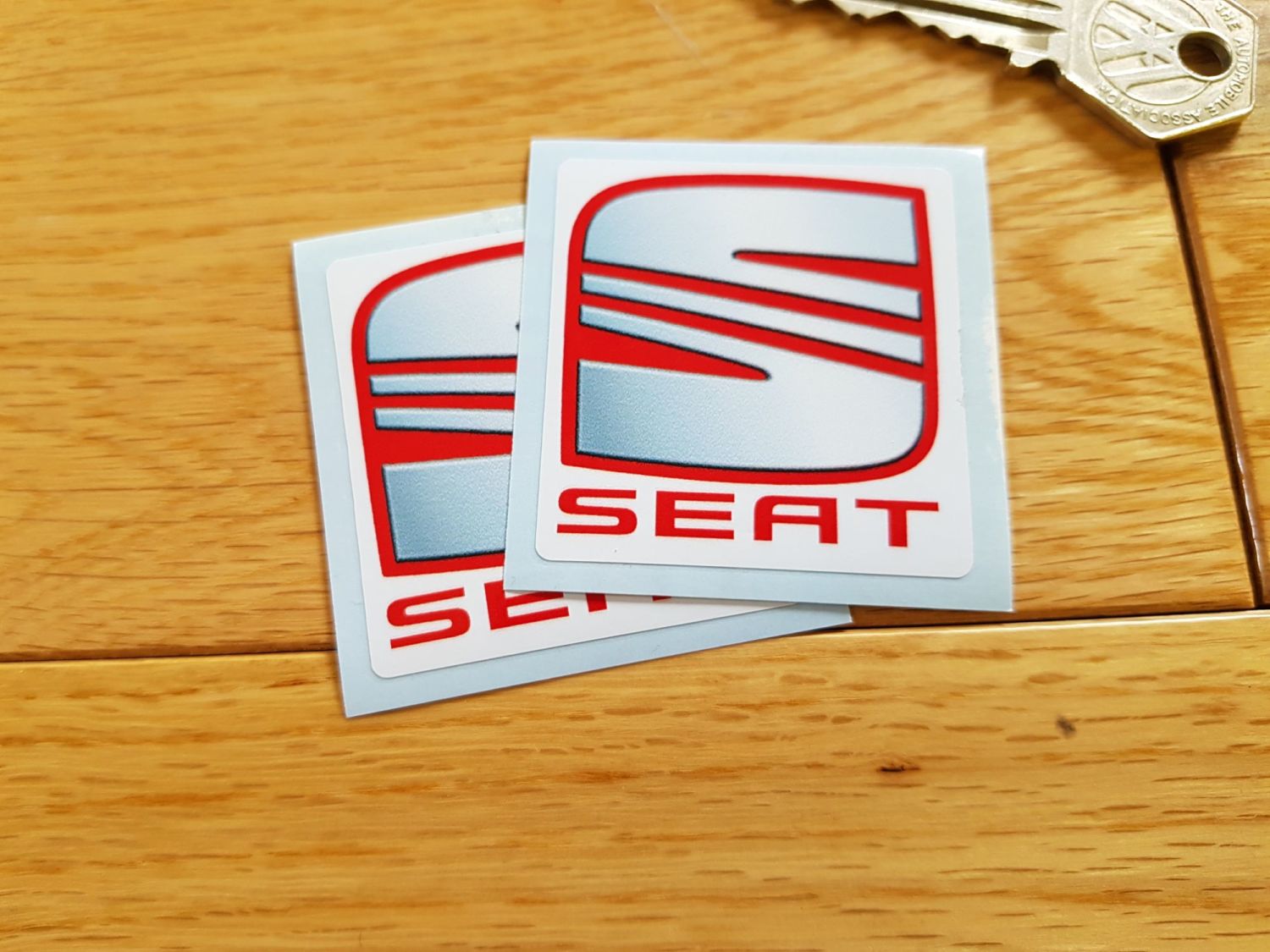 Seat Text Stickers 6" Pair