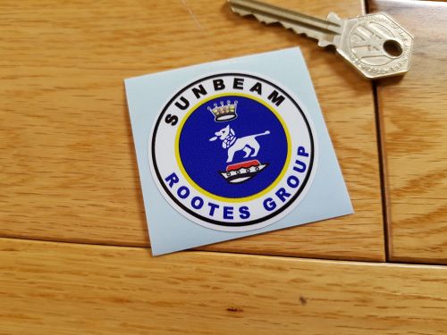 Sunbeam Rootes Group Wheel Centre Stickers - Various Sizes