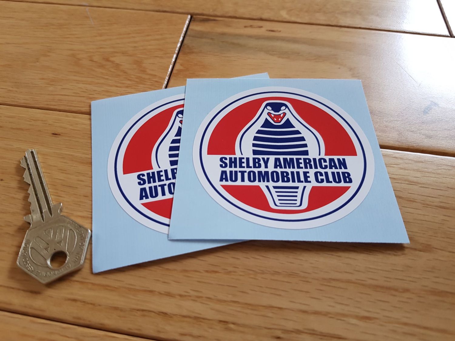 Shelby Circular Logo Window Sticker. 4".