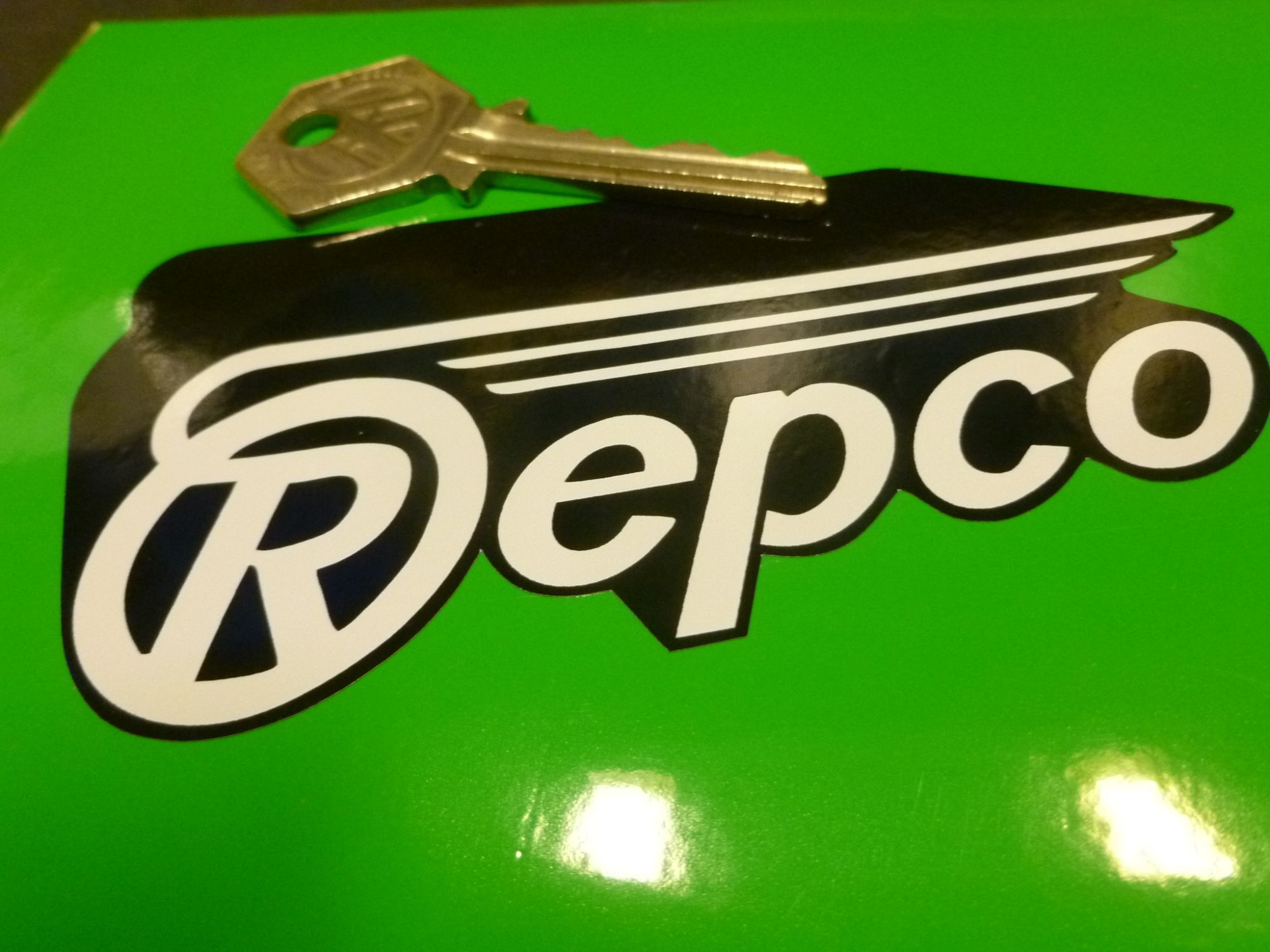 Repco Brabham F1 Circular Stickers 85mm Pair