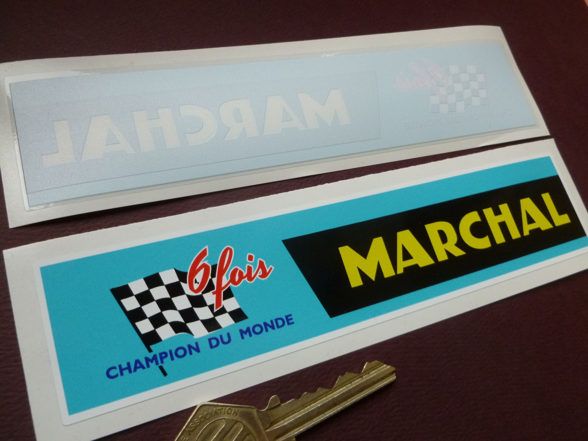 SEV Marchal Classic Window Sticker. 4".