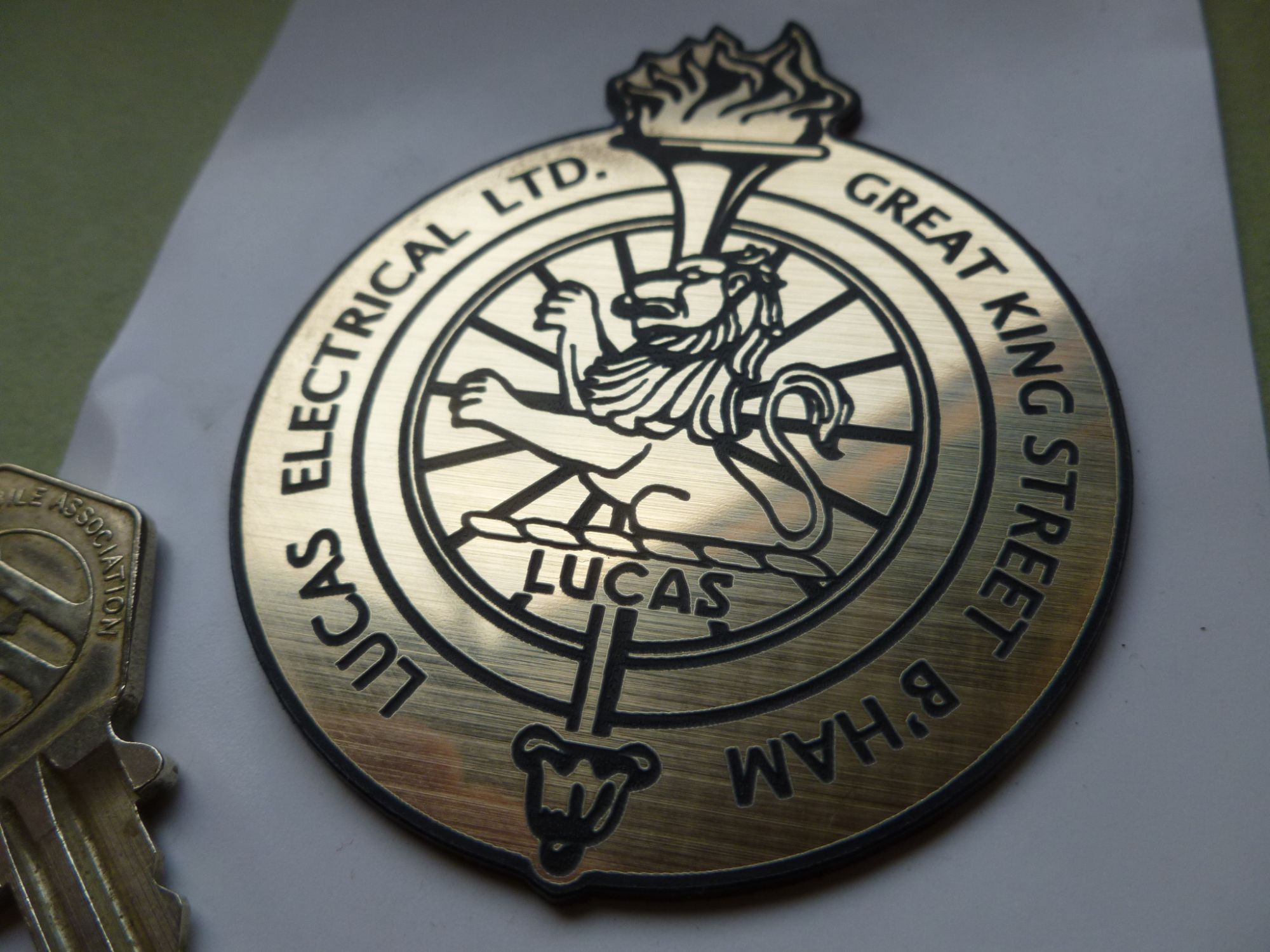 Piranha Electronic Ignition Oblong Sticker. 10".