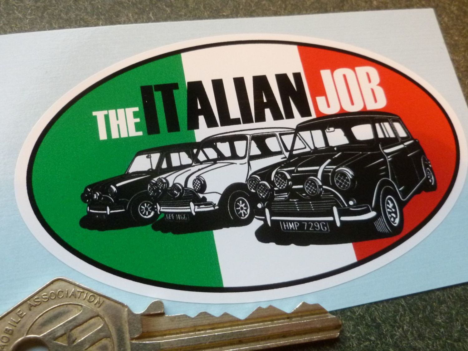 Mini Cooper S No.37 1964 Monte-Carlo Rallye Plate Window Sticker - 4.5"