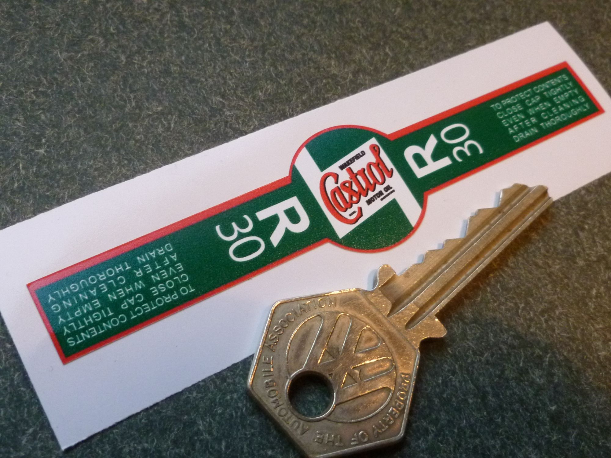 Vespa Agip Service Sticker. 2".