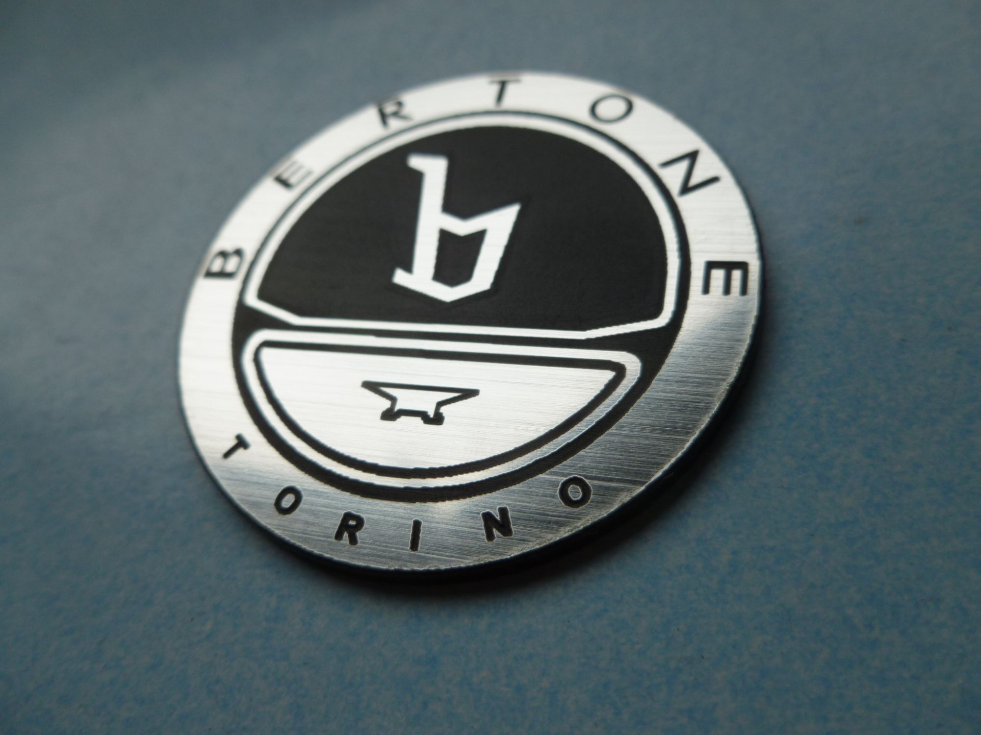 Lamborghini Urraco Style Laser Cut Self Adhesive Car Badge - 3"