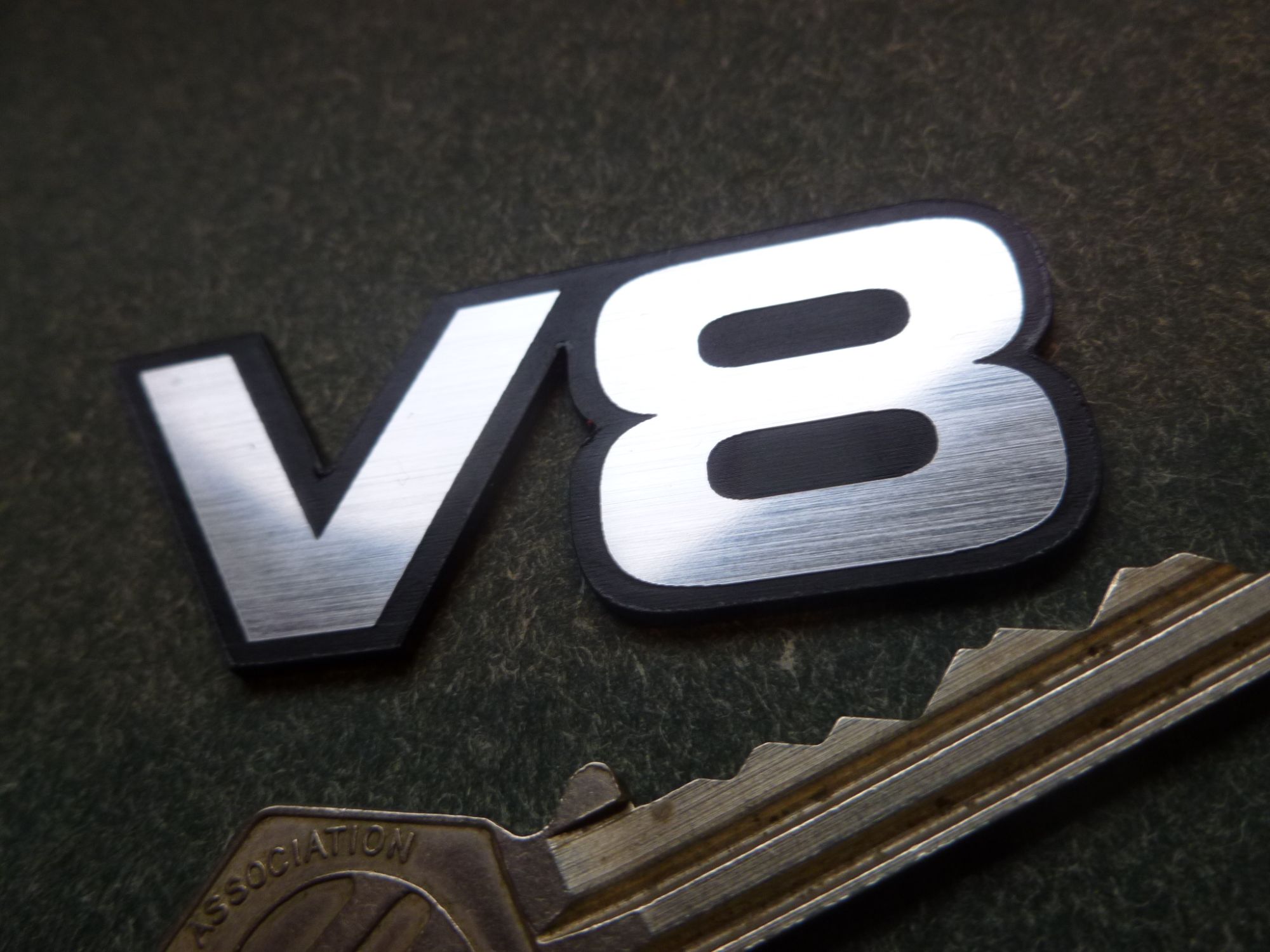V8 Powered 'Only Milk & Juice Come in 2 Litres' Sticker. 6".
