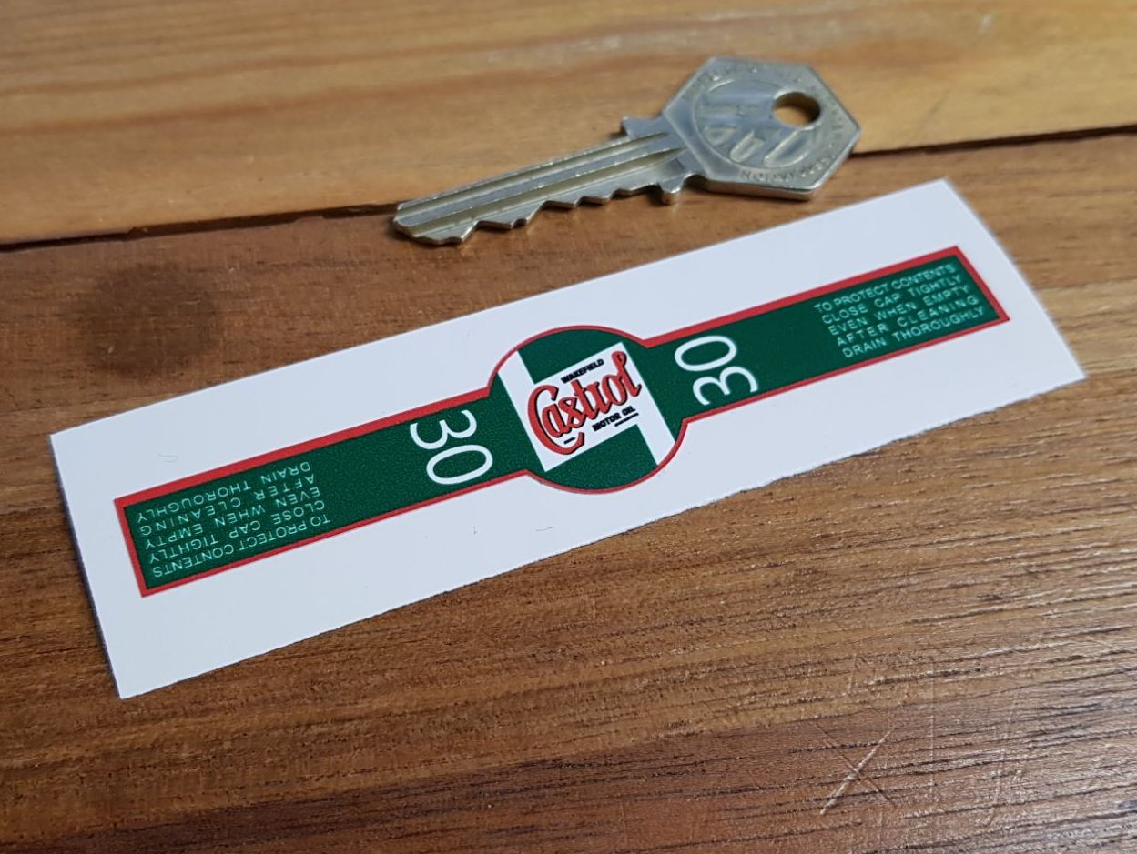 Castrol Automotive Decal Stickers