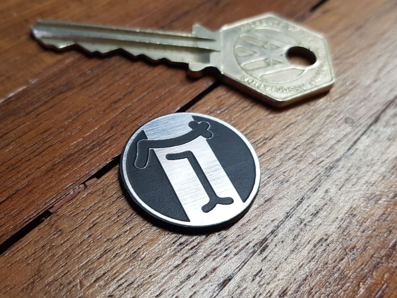 De Tomaso Pantera GTS Circular Stickers. 58mm Pair.