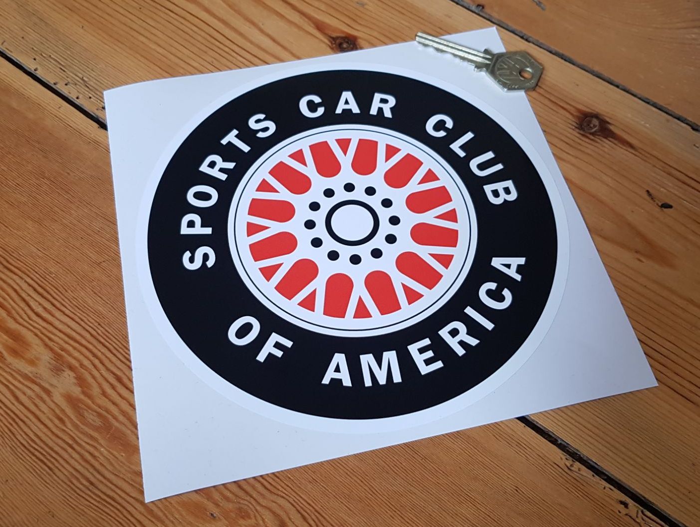 San Francisco Region SCCA Sticker - 4"