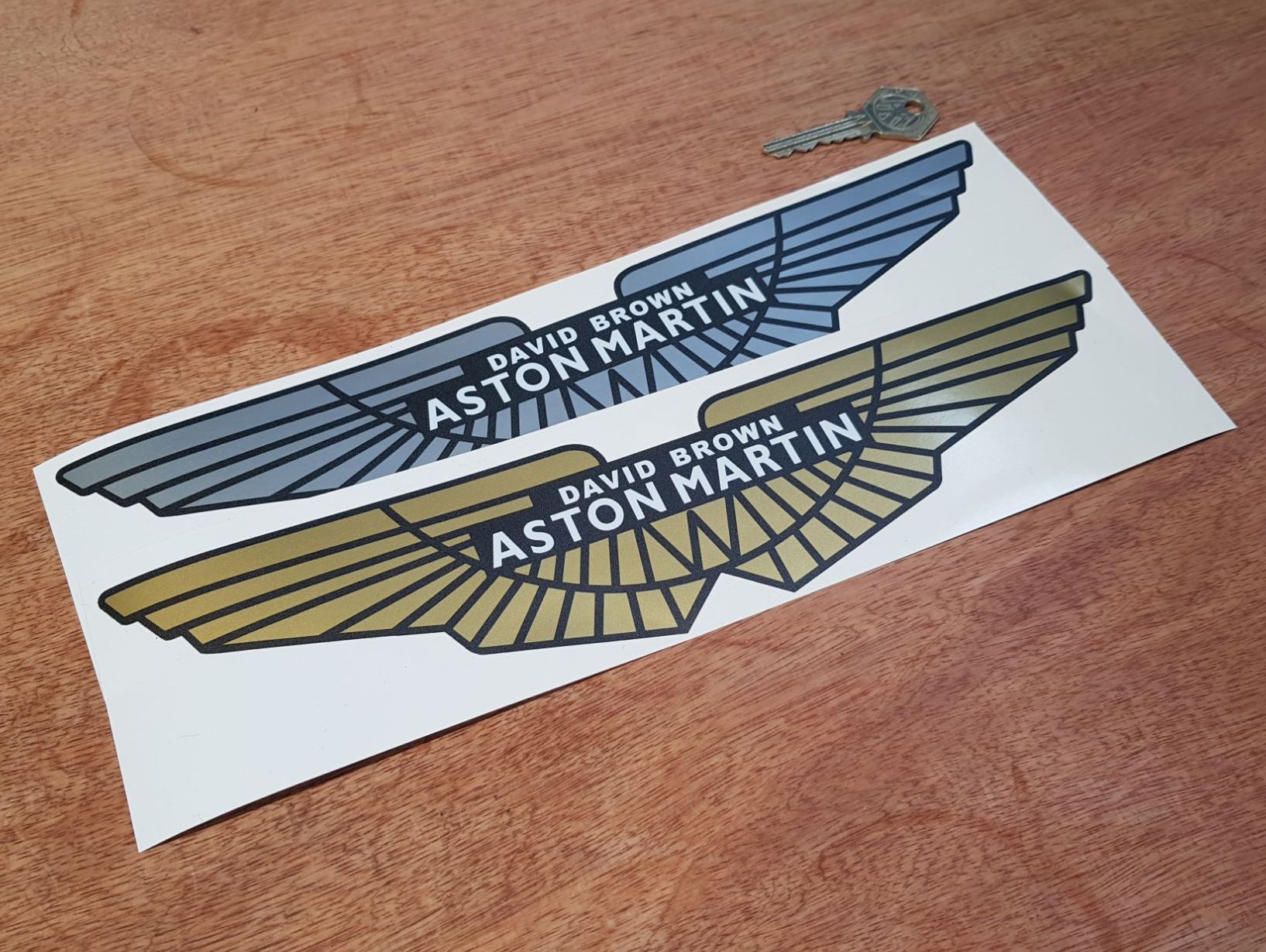 Aston Martin Wing Logo Black to Edge Wheel Centre Stickers - Set of 4 ...