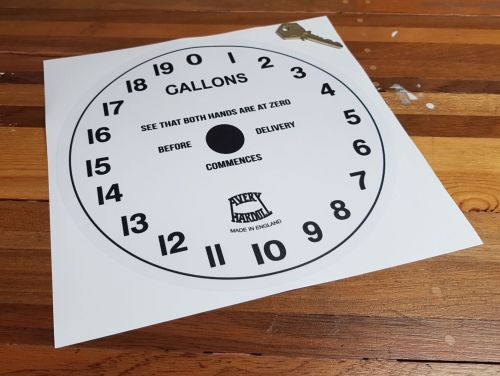 Petrol Pump Restoration Stickers & Decals