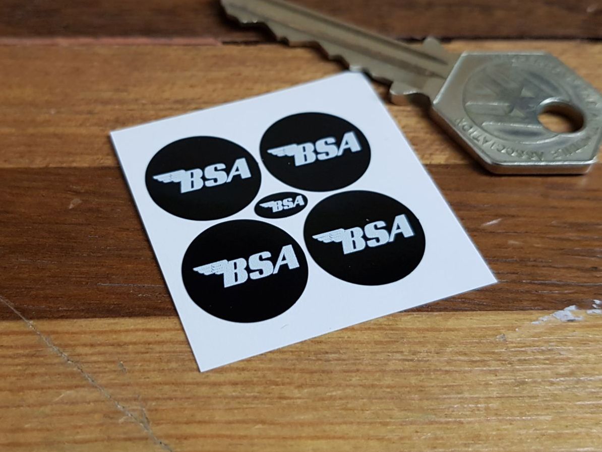 BSA Birmingham Small Arms Company Stickers