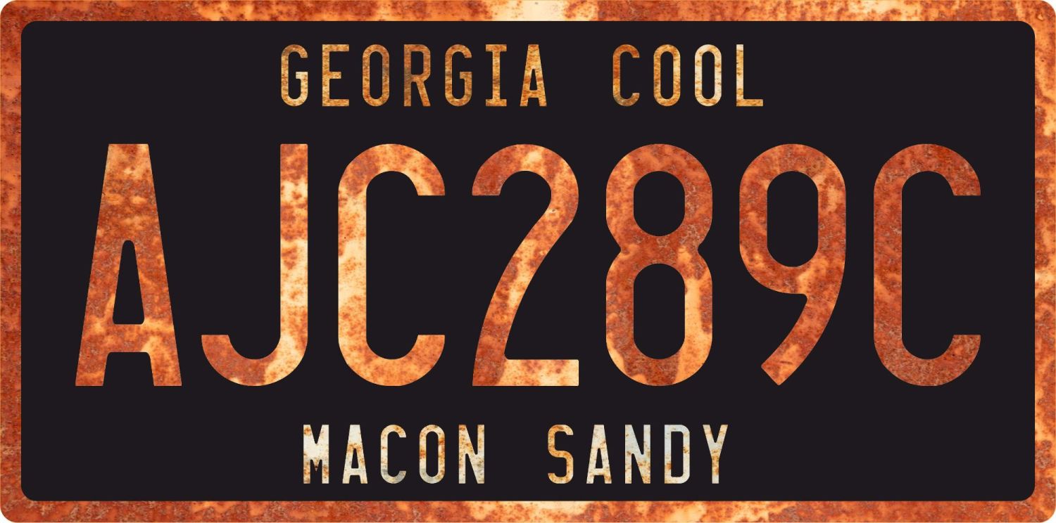 Classic Car Stick On Number Plates