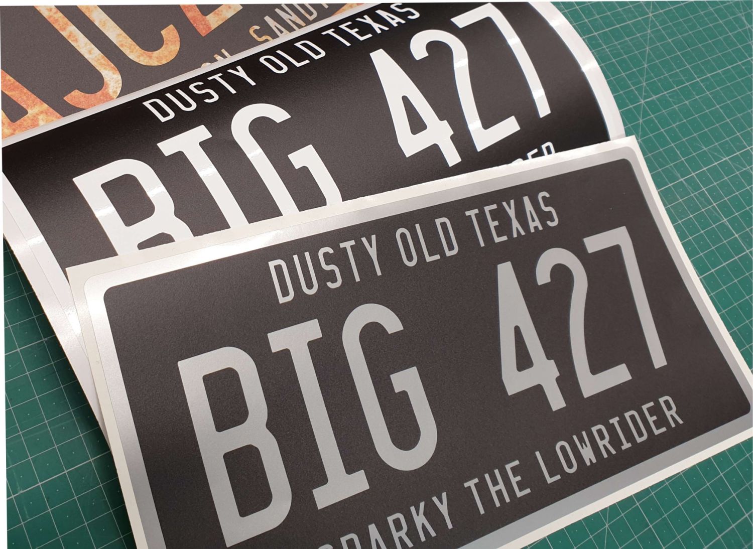 Classic Car Stick On Number Plates