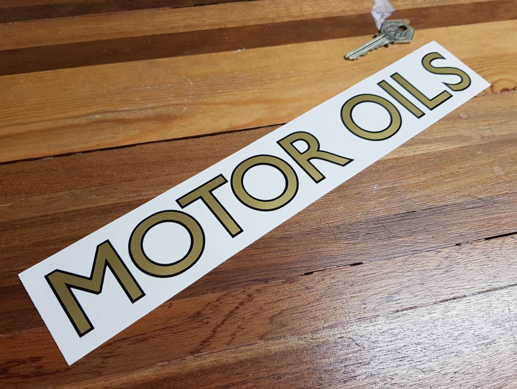 Pratt's Motor Oils Circular Cut Vinyl Stickers - 10"