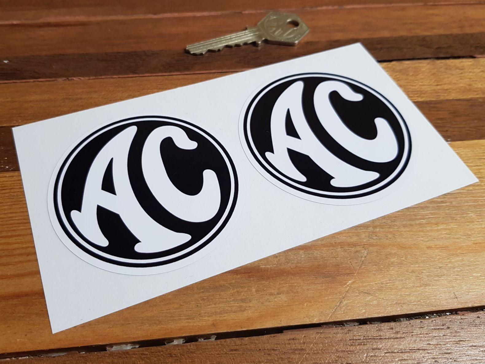 AC Cars. Classic Motoring Stickers.